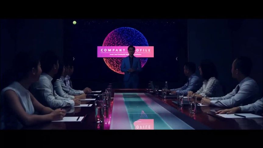 艾比森会议专用屏Absenicon简约宣传片,显示效果杠杠的