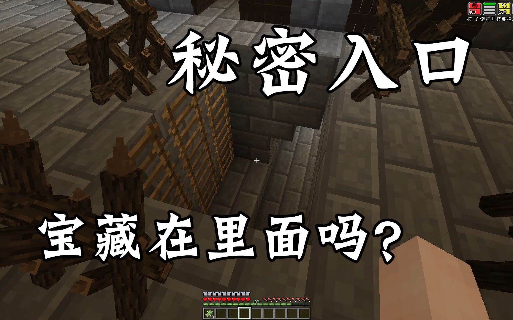 我的世界:城堡秘密入口里面究竟有什么?凭啥不让进呢