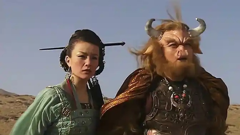 西游记:狐狸精想吃唐僧,哪吒亲自出马,用照妖镜把她打出原形