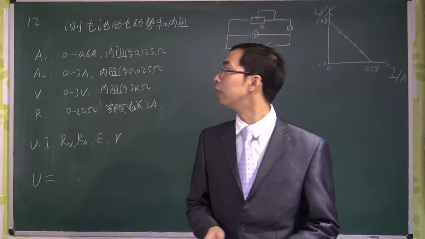 12、高三物理测电源电动势和内阻相关问题