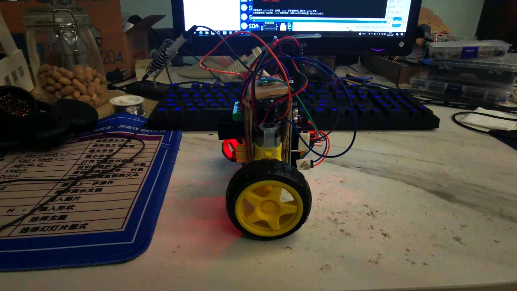 挑战全网用渣电机做出可以持续保持自稳的自制小车!Arduino+mpu6050