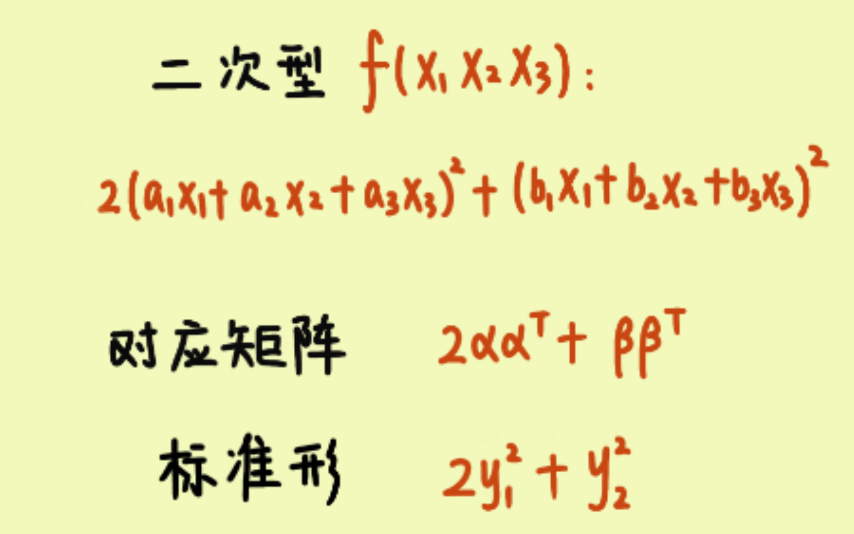 【已更完】2013考研数学(二) 23 二次型的矩阵和标准型