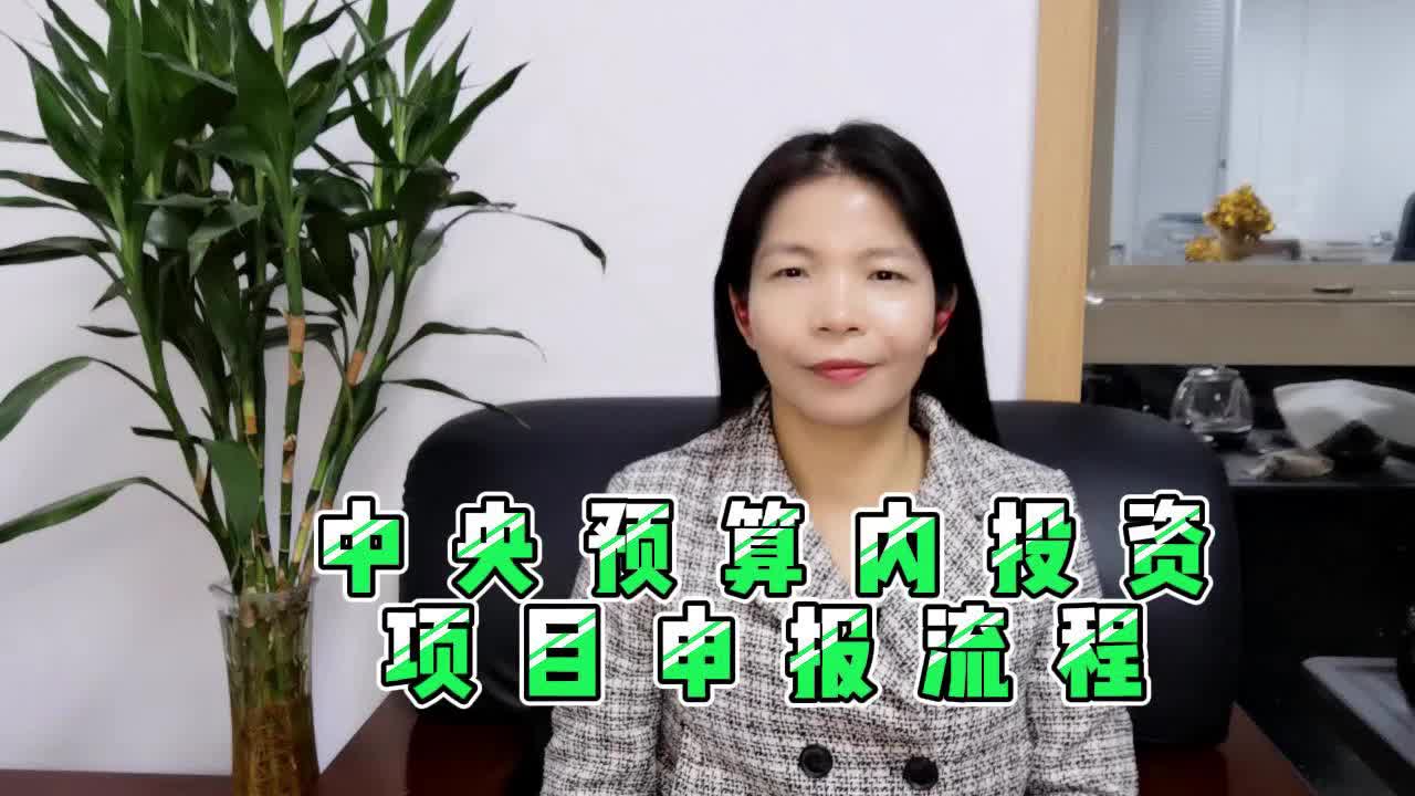 中央预算内投资项目申报流程