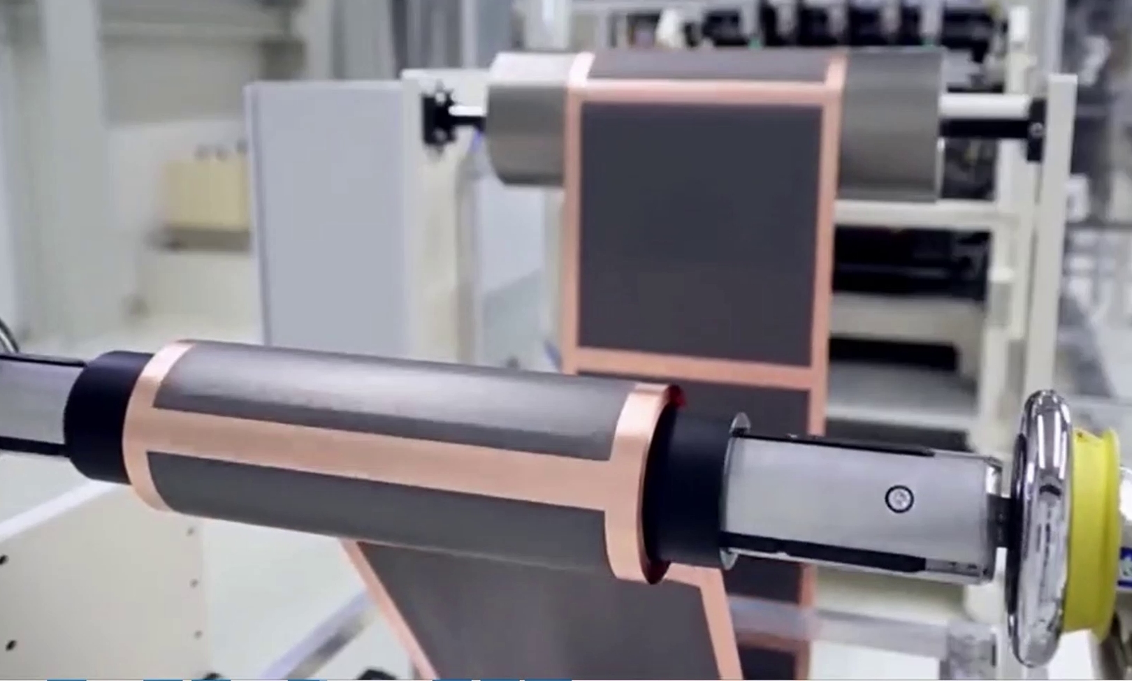 大众锂电池的自动化生产过程视频