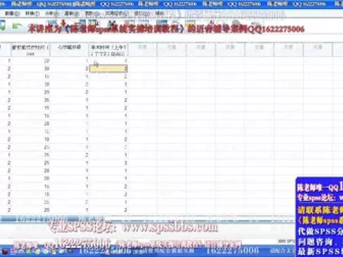 陈老师spss数据分析视频教程之SPSS线性回归分析拟合度残差分析诊断