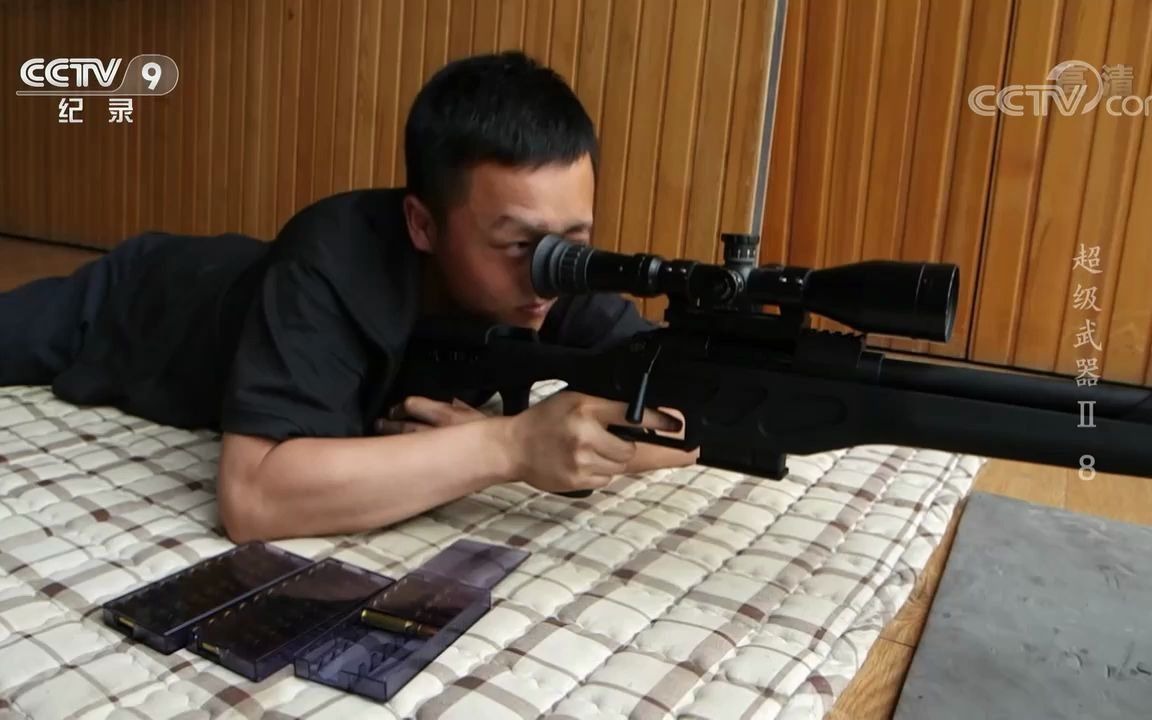 CSLR4型7.62毫米高精度狙击步枪精度测试:匕首断三截