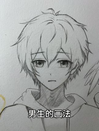 动漫男生的画法教程