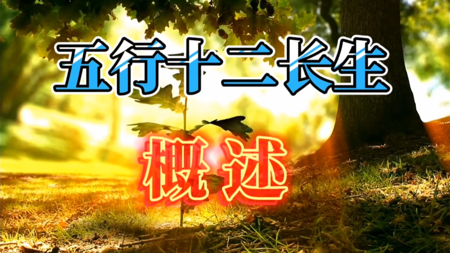 八字:五行十二长生模式概论。五行十二长生理论在四柱八字中的应用。
