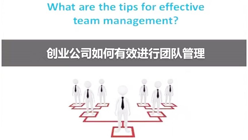 创业公司如何有效进行团队管理