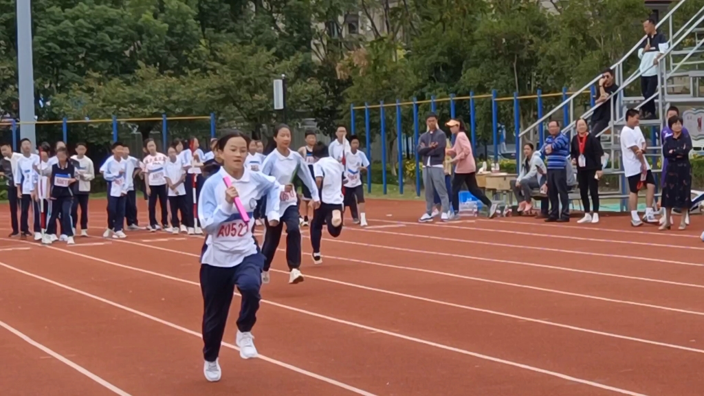 2022级6班迎面接力记录
