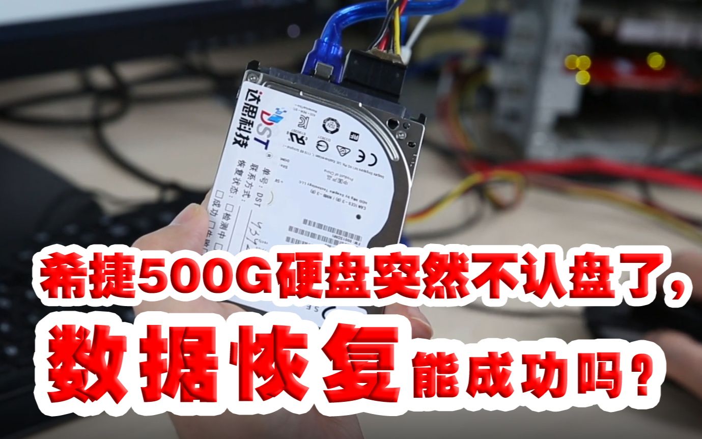 希捷500G硬盘不认盘了,老工程师快速发现问题,数据修复能成功吗