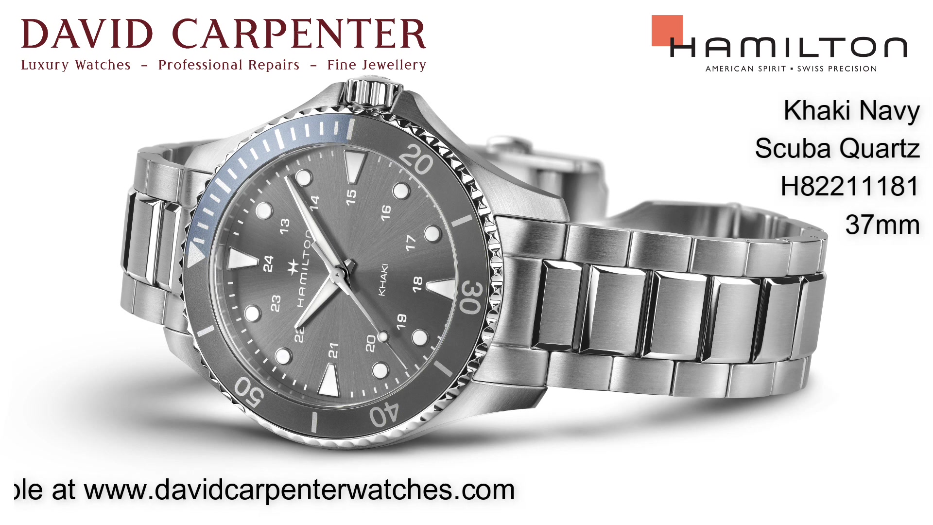 ...石英腕表开箱 Hamilton Khaki Navy Scuba Quartz H82211181 - 37mm