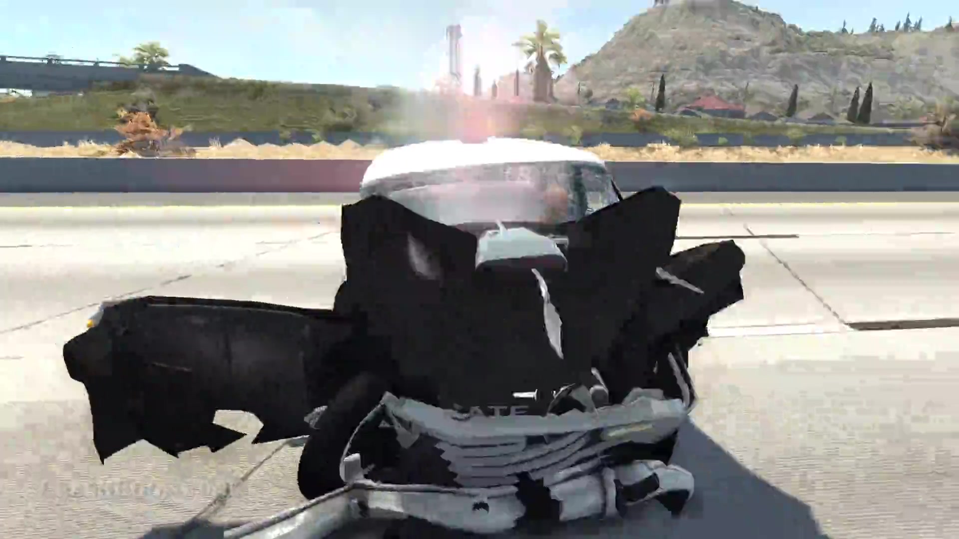 车祸模拟器——警匪追逐190625（游戏名：BeamNG）