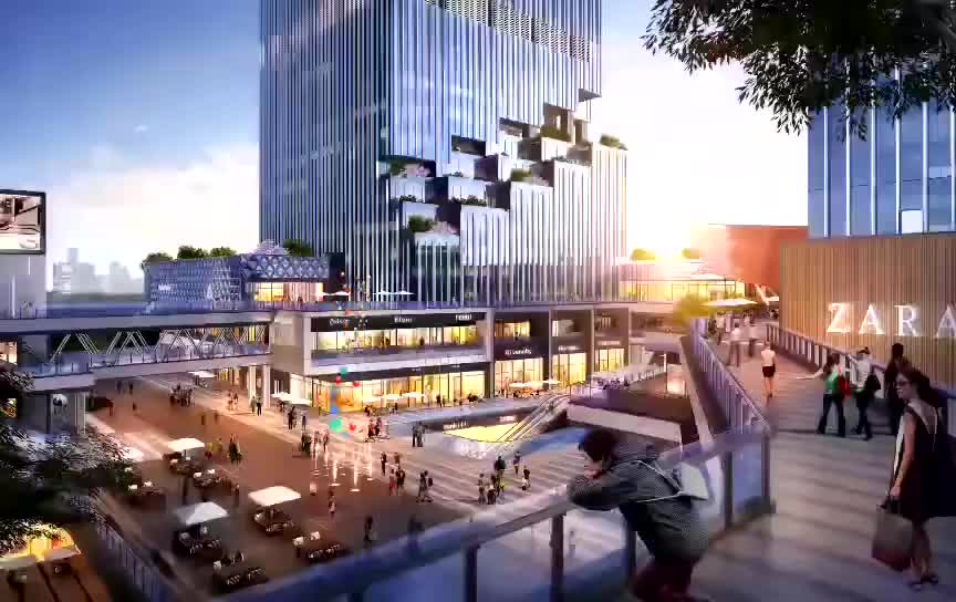 『#幸福里讲解房产干货 招商中环商业广场 统一招商运营|知名品牌...