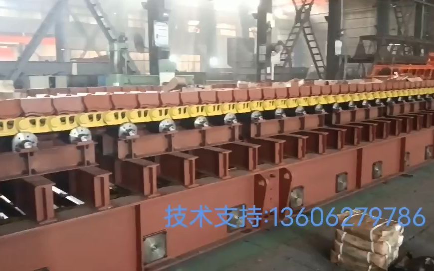 WBZ1500×25000重型板式给料机装配