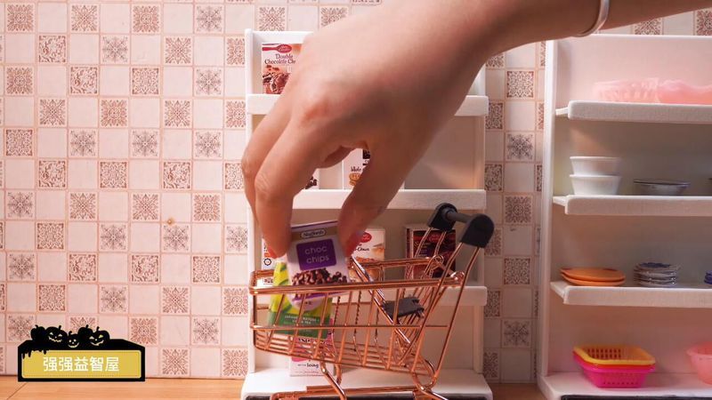 迷你小厨房系列:美味迷你冰淇淋蛋糕装饰 ASMR迷你面包店