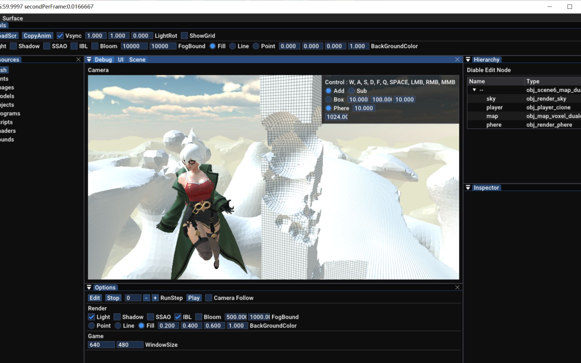自研游戏引擎, 体素, dual contouring, 创造与破坏
