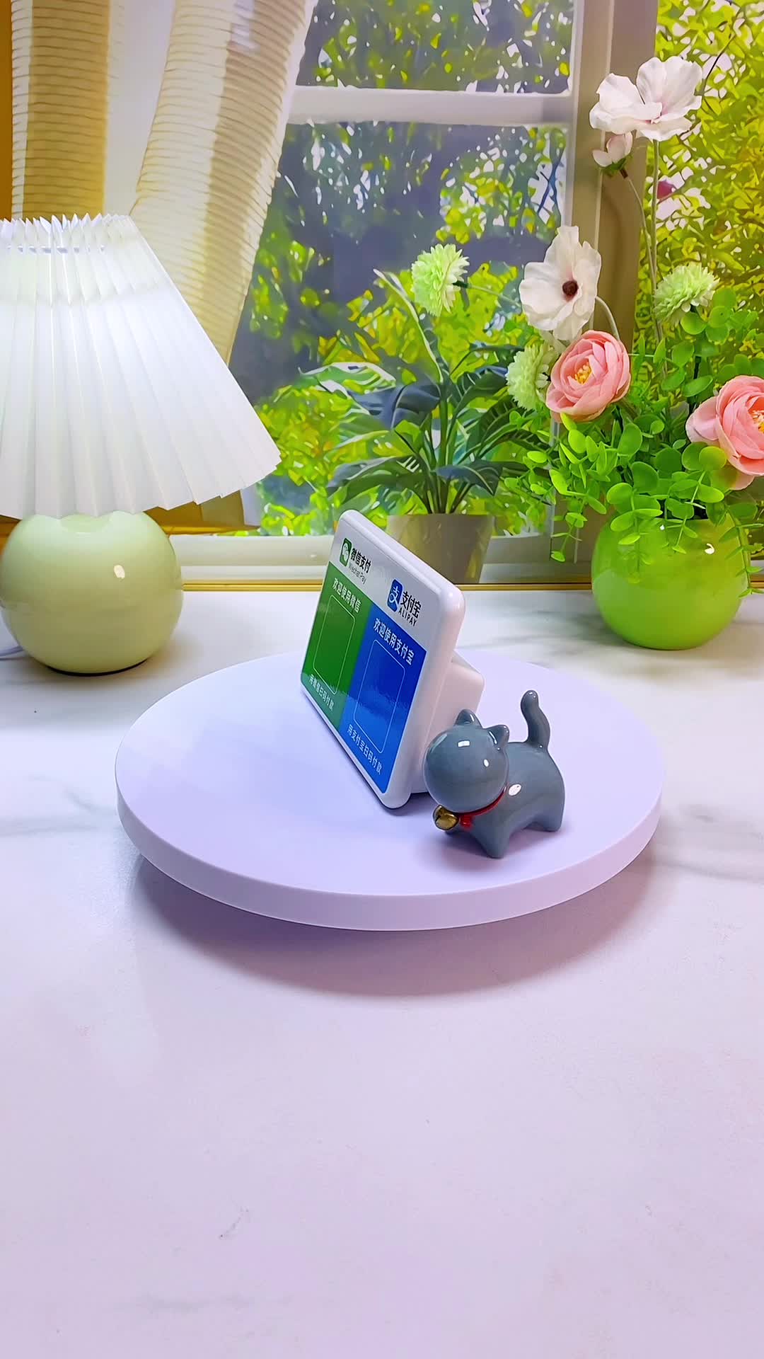 微信支付宝收款提示音响#语音播报器 #蓝牙音箱 #二维码收款音响 做...