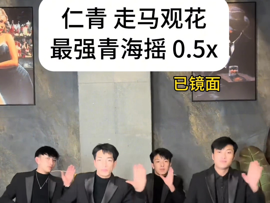 【0.5x跟练】30min仁青走马观花最强青海摇|新手镜像跟练|大开大合...