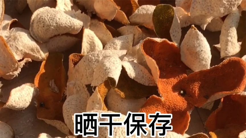 新会陈皮制作全过程
