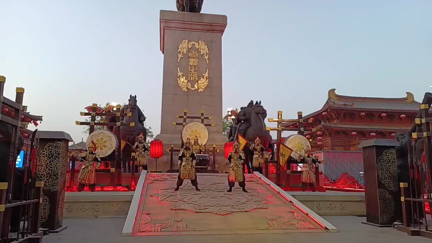 大雁塔看表演,#美好旅行节