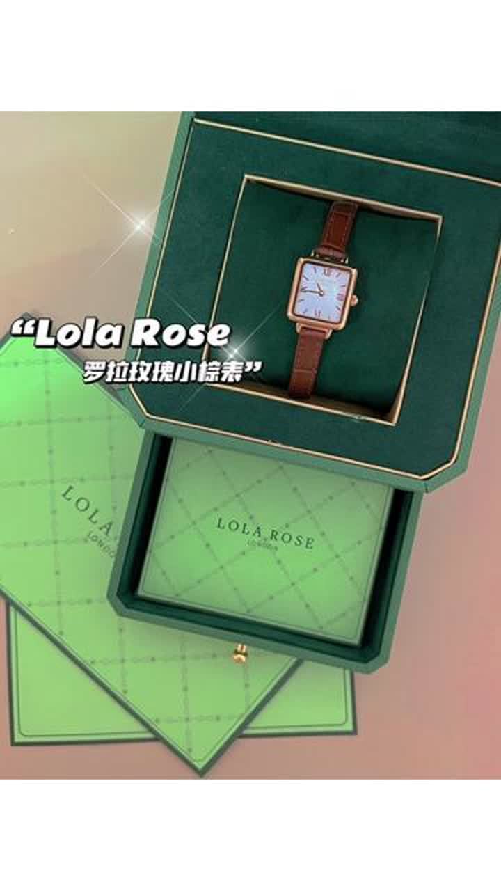 梦中情表get!闭眼盲入系列!戴上罗拉玫瑰戴上爱手表lolaros~~!