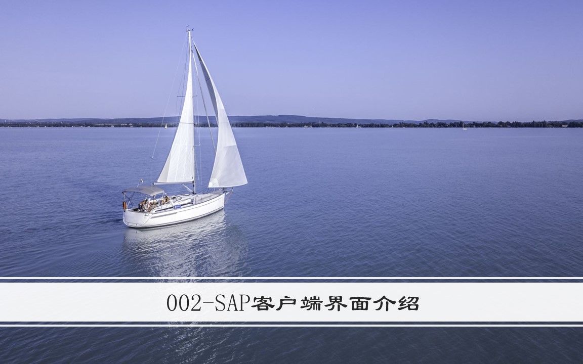 002-SAP客户端界面介绍