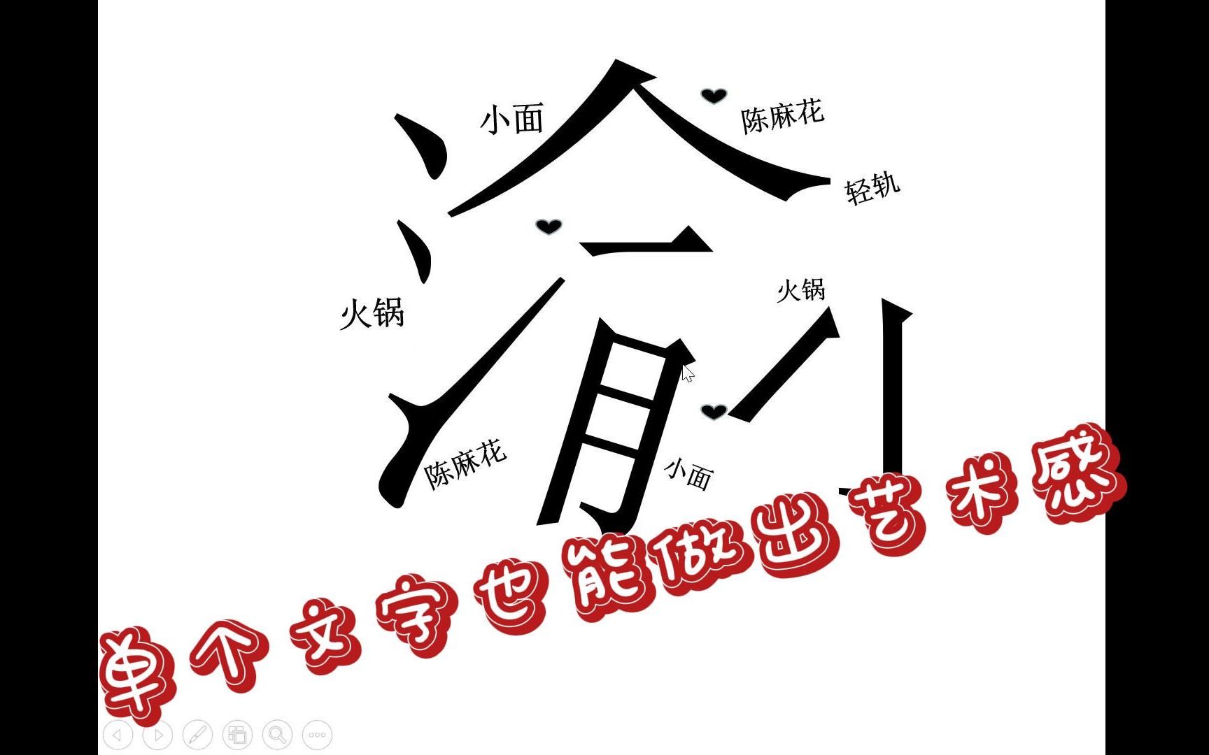 来给文字来个大变样 PPT技巧之单文字拆解