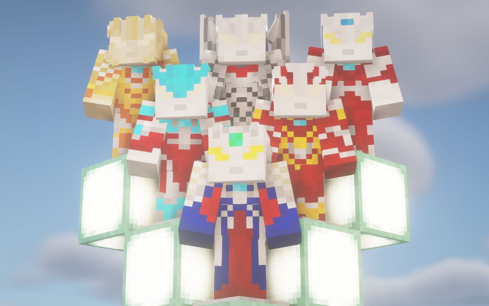 【Minecraft】奥特曼模组1.16.5-1.3.5内容展示/发布