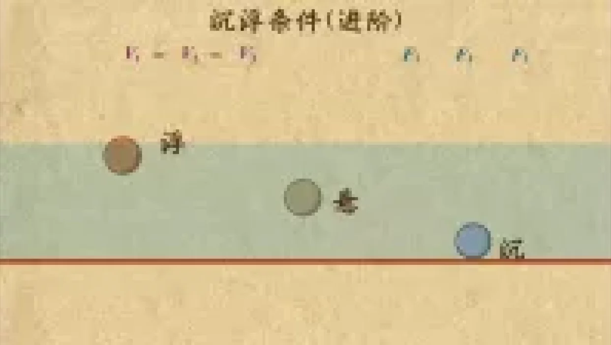 利用浮沉条件比较浮力大小