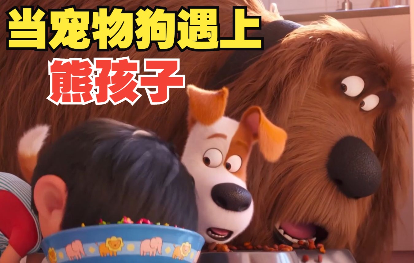 当宠物狗遇上了熊孩子,求狗狗的心理面积#动画电影