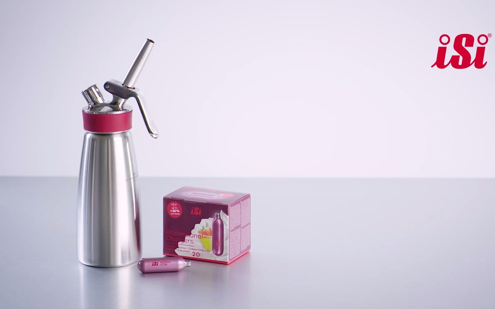 ISI 不锈钢奶油发泡打泡器 淡奶油裱花枪奶泡器的使用方法