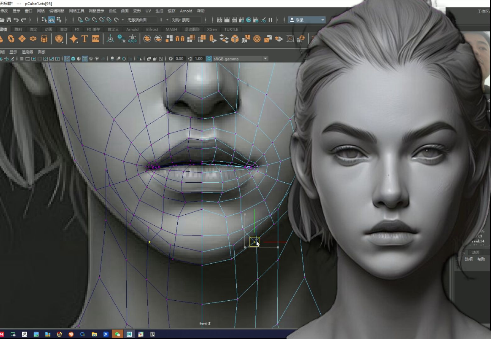 【maya人物建模】根本不是你学不会角色!是你没看对教程,建模大佬...