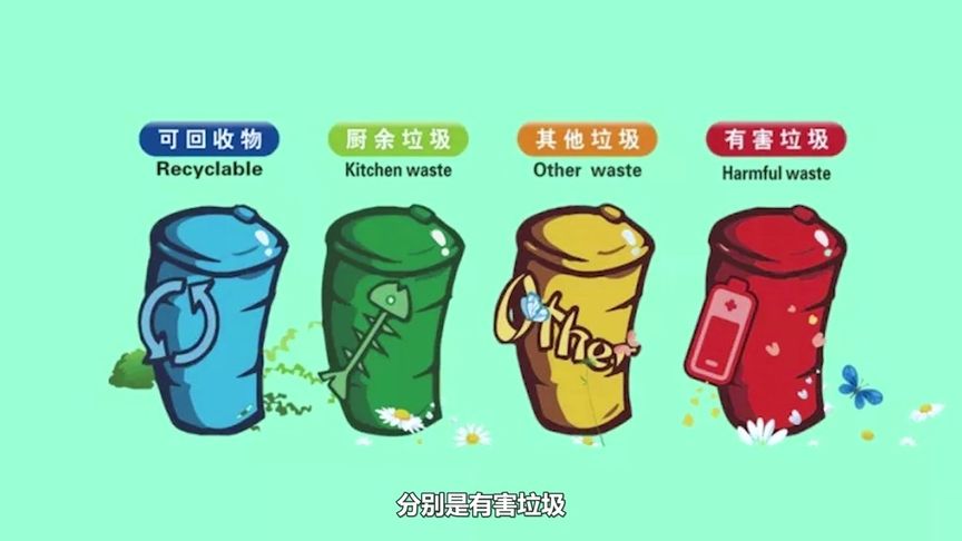 垃圾分类很简单,教你三招,快速识别