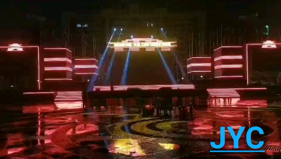 广西南宁演唱会舞台灯光,LED像素灯带