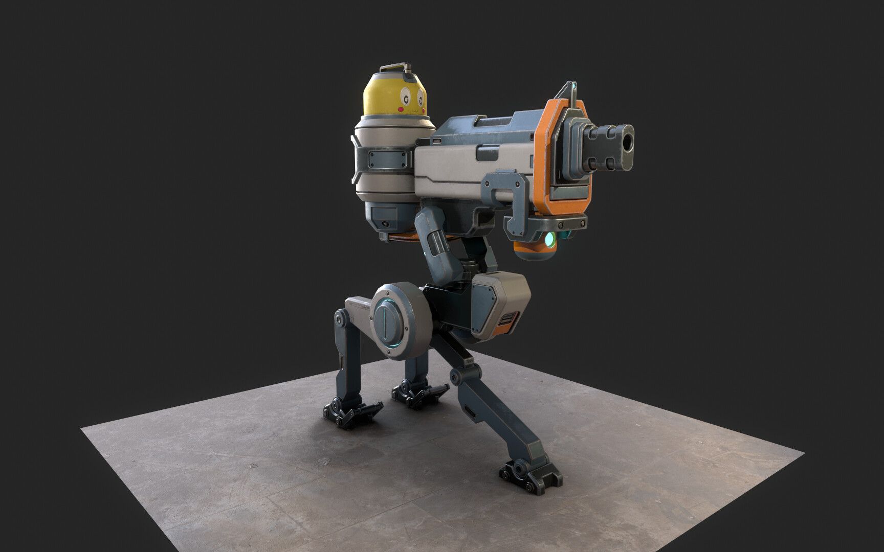 3dmax建模,机器人模型制作过程,适合新手做的3d模型