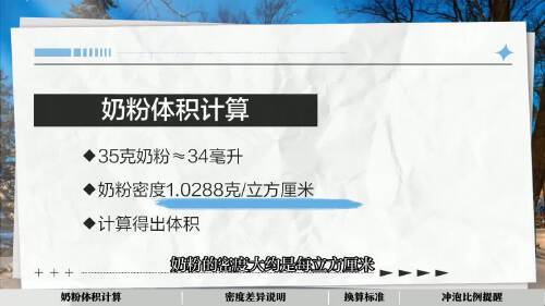 35克奶粉到底等于多少毫升?这个换算方法太实用了!