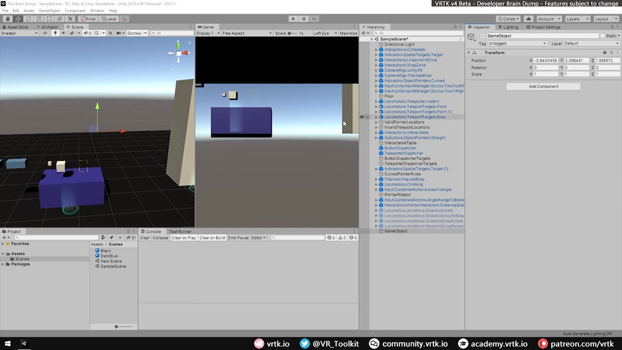 VRTK V4 Dev BrainDump - [0008] Making An Interactable Door