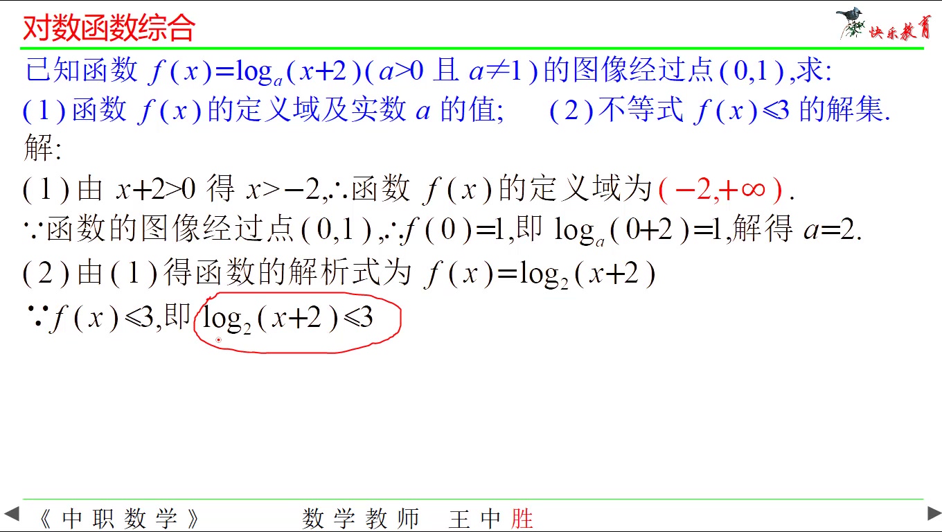 对数函数综合01182206