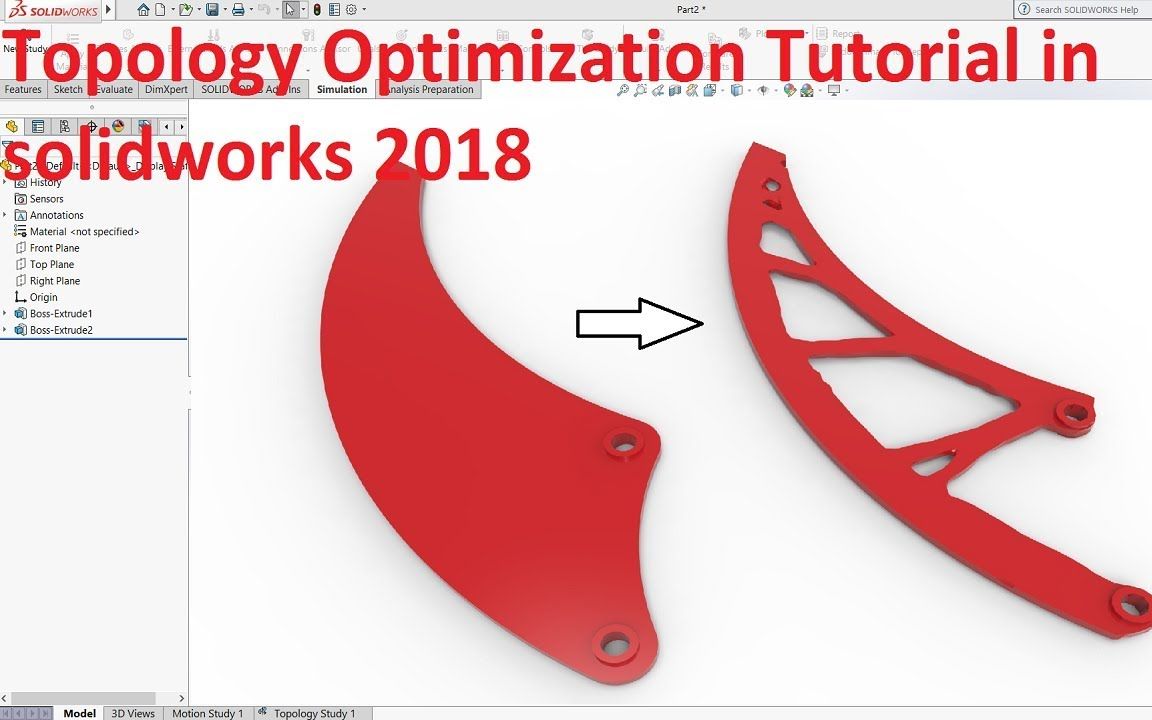 Solidworks结构拓扑优化(二)