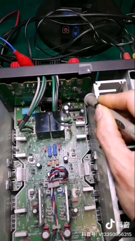 功放维修案例分享:安桥A-927功放烧保险故障和右声道发热严重