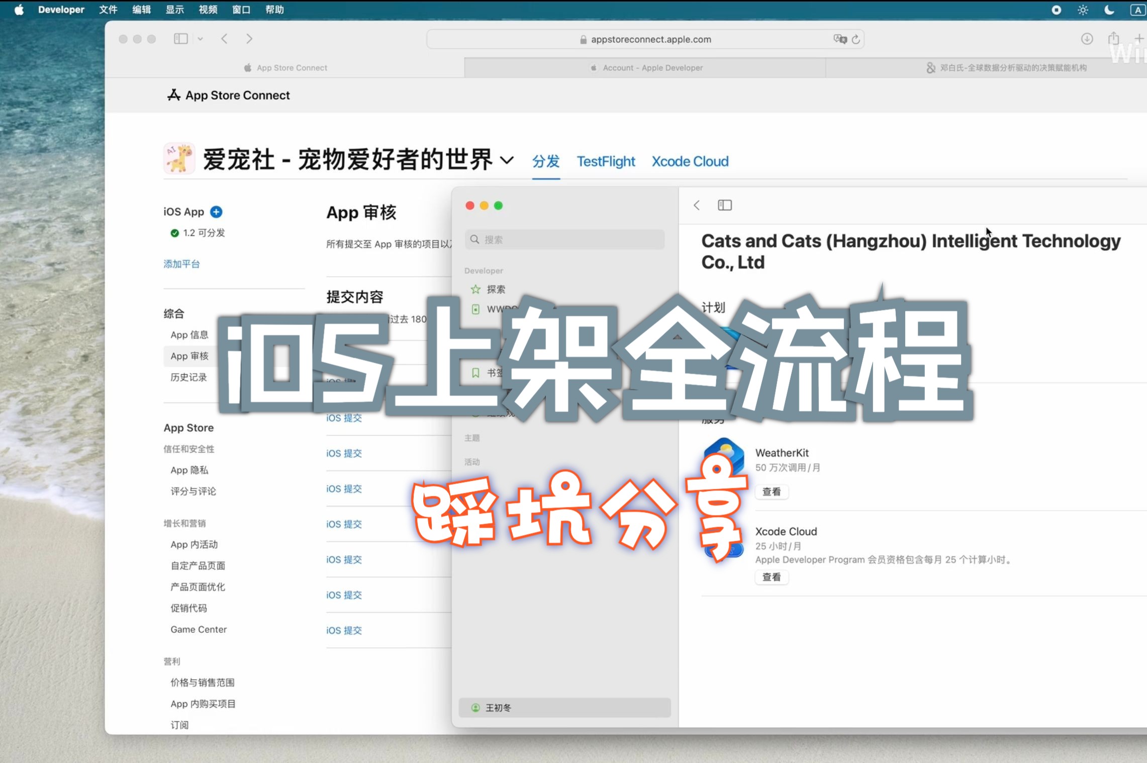 iOS开发 - SwiftUI 实战分享12: App Store 上架全流程