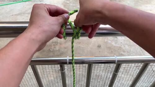 一拉就紧!这个滚动结越拉越牢,关键时刻能救命