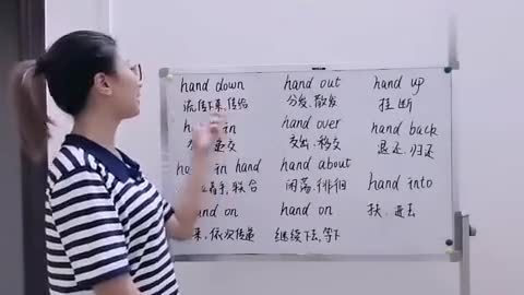 实用英语干货:与hand相关的英语短语,简单又实用!