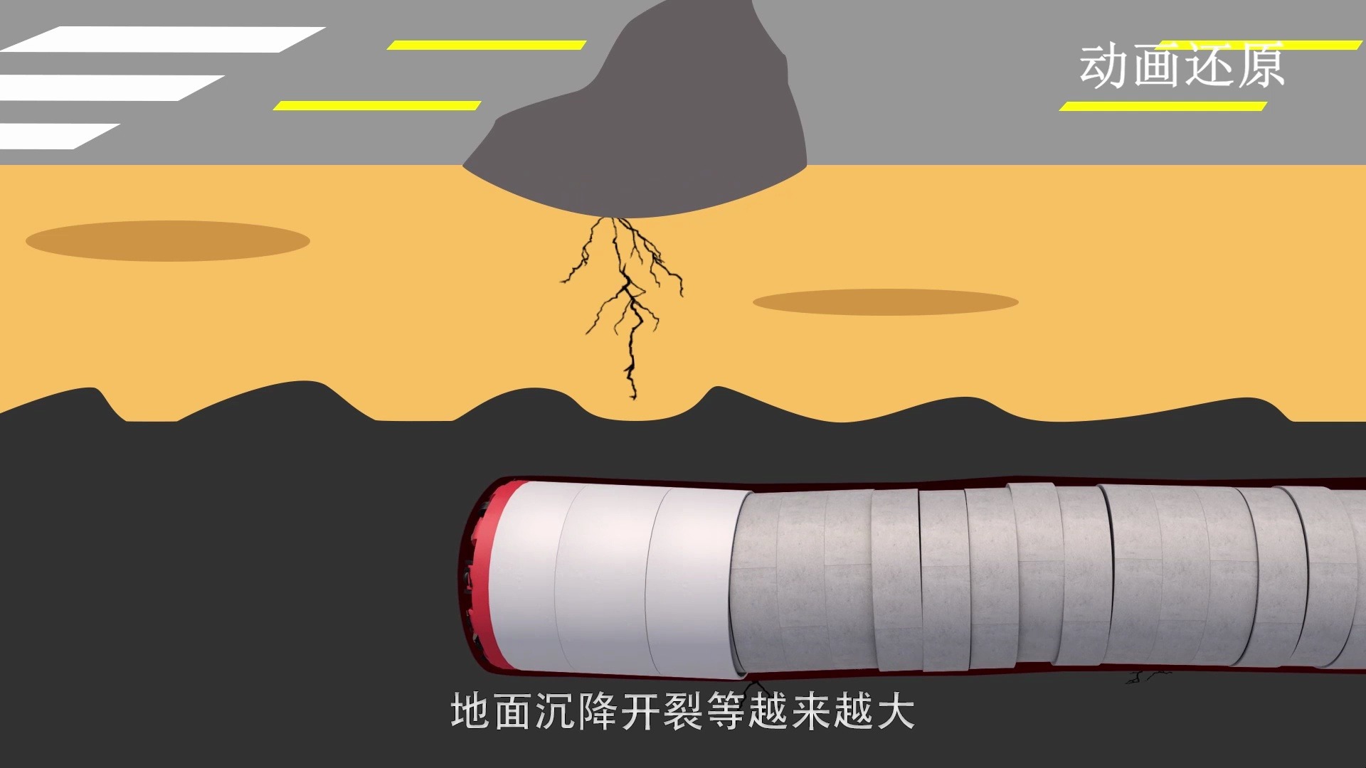 中国建筑安全生产系列警示片《防线》08-隧道施工篇-被埋的盾构(地铁...