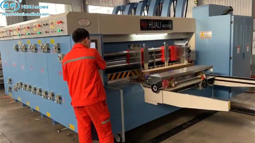 经济型高速四色开槽模切机 全自动印刷机 纸箱机械设备厂家