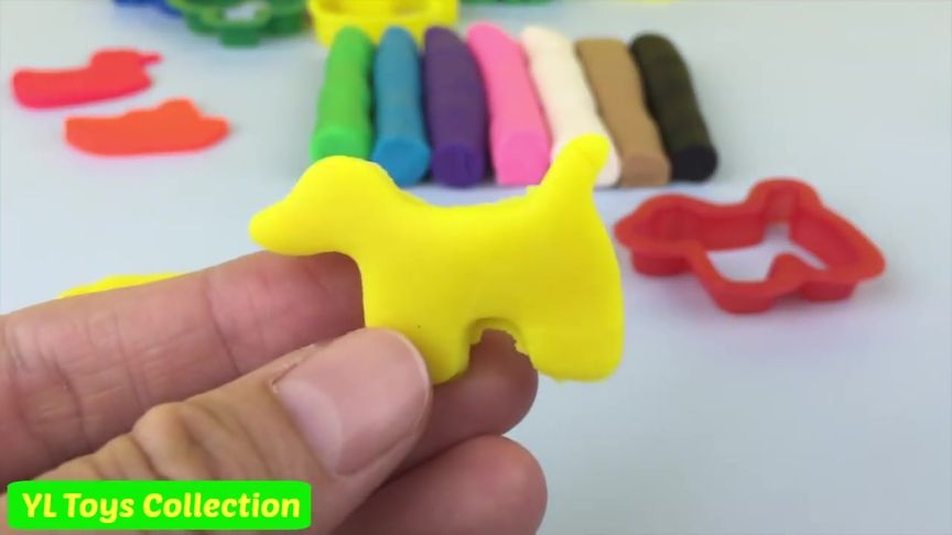 玩橡皮泥做小动物,教宝宝认识颜色