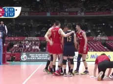 2016男排奥运会资格赛中国vs法国比赛录像