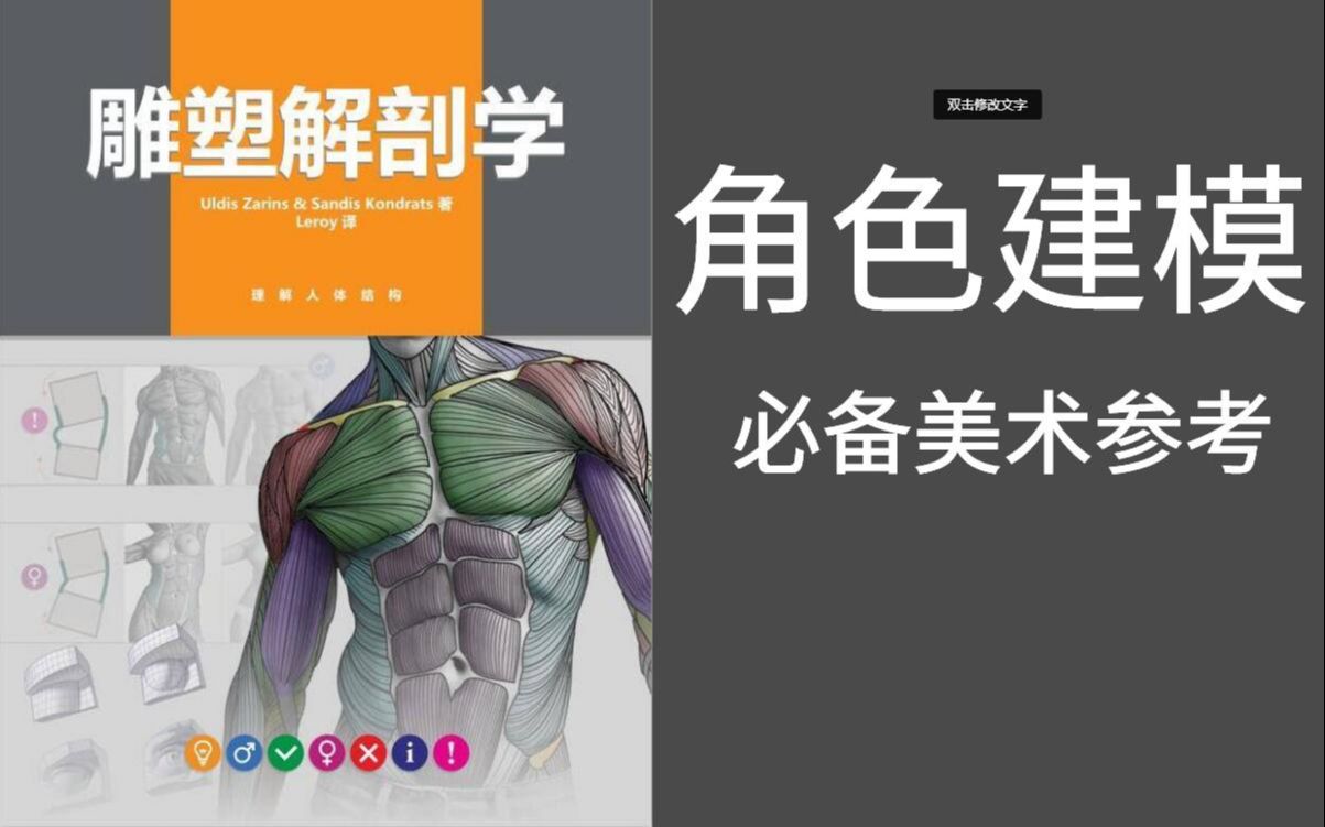 【白嫖】电子书《雕塑家解刨学》,艺用人体结构,中文翻译