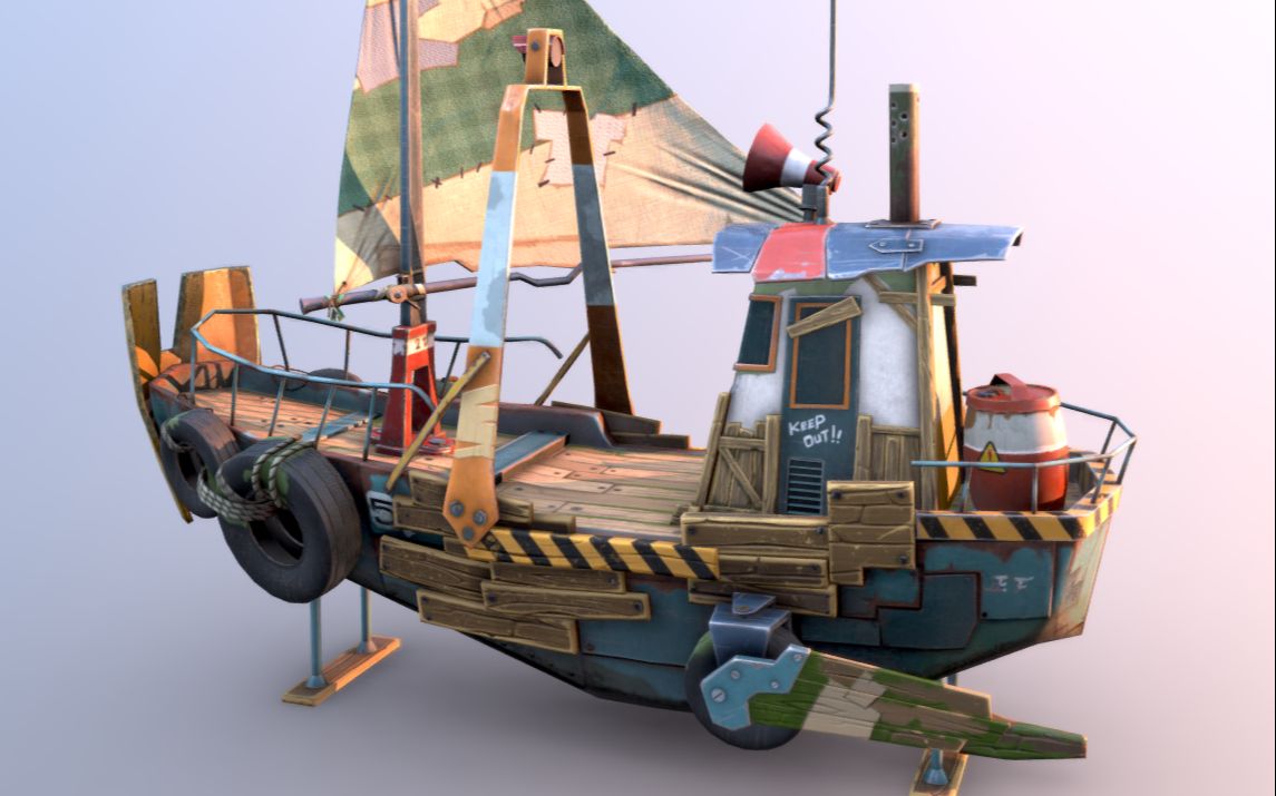 【maya建模】maya零基础船模型制作,是时候拥有一艘船了!